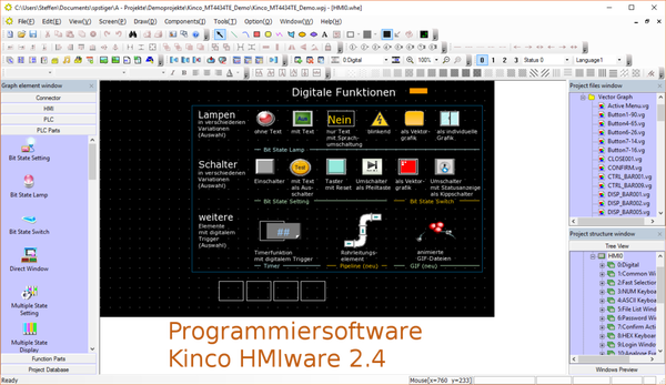 Kinco 15" HMI-Touchpanel Green Series GH150E