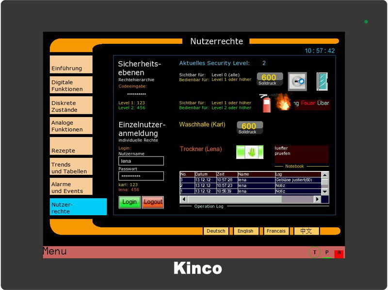 Neue umfassende Demo für Kinco HMI