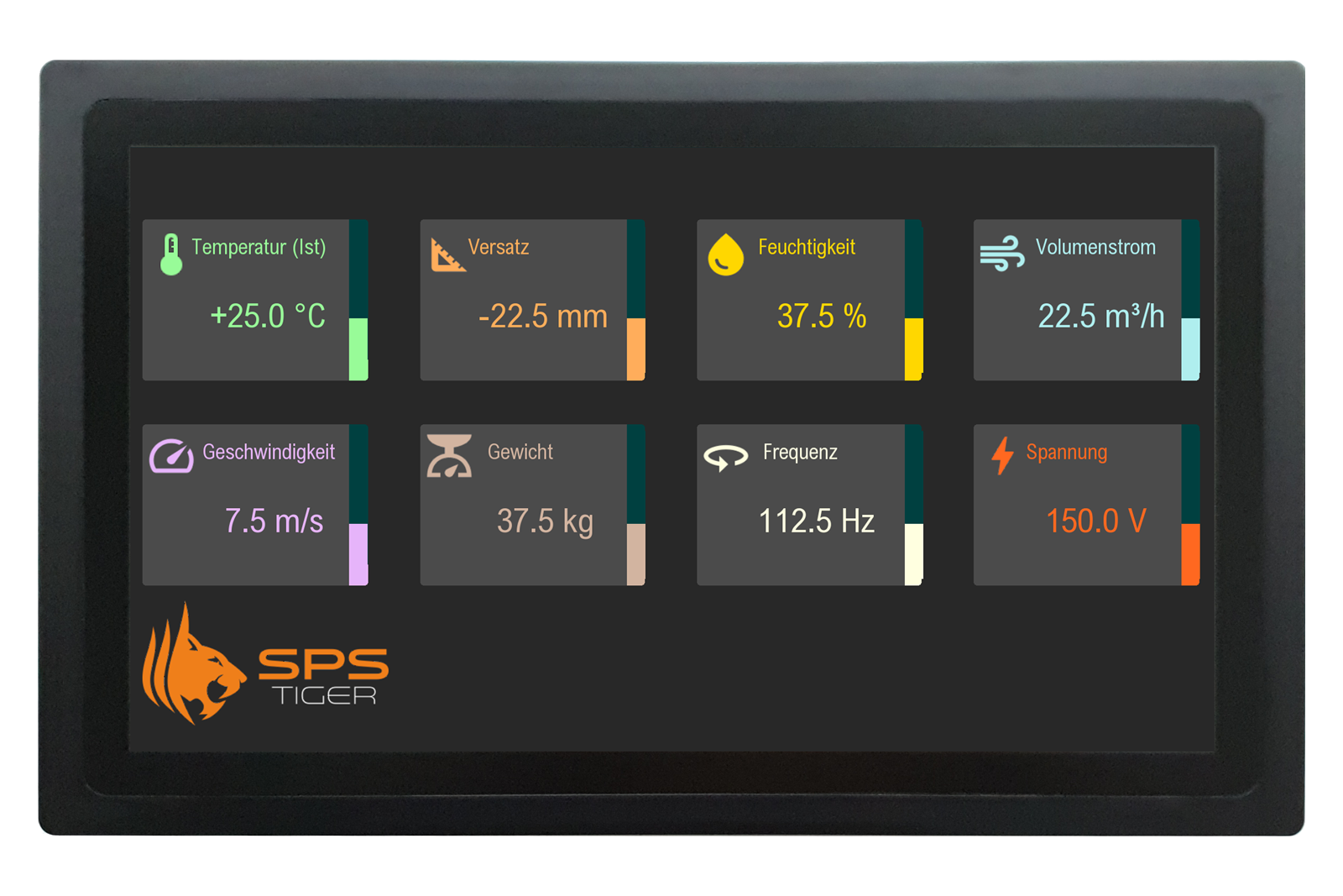 spstiger 21" Industrial Display mit HDMI und Touch